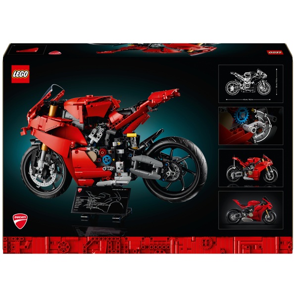 LEGO Technic 42202 Ducati Panigale V4 S Motorcycle Set for Adults ...