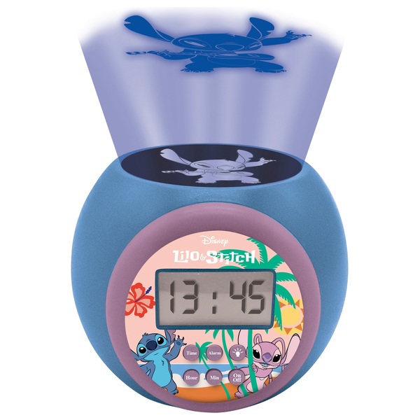 Disney Lilo & Stitch Projector Alarm Clock | Smyths Toys UK