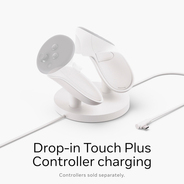 Meta Quest Compact Charging Dock for Meta Quest 3 & 3S | Smyths Toys UK