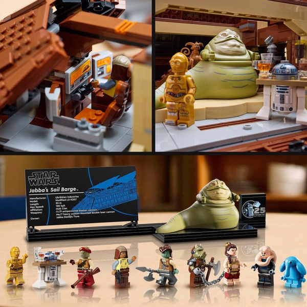 LEGO Star Wars 75397 Return of the Jedi Jabba's Sail Barge Set for ...