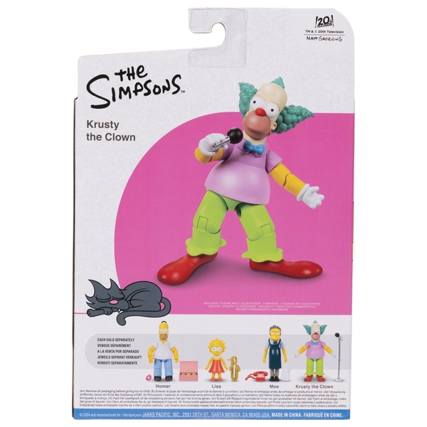 The Simpsons Action Figures Krusty the Clown 13cm | Smyths Toys Ireland