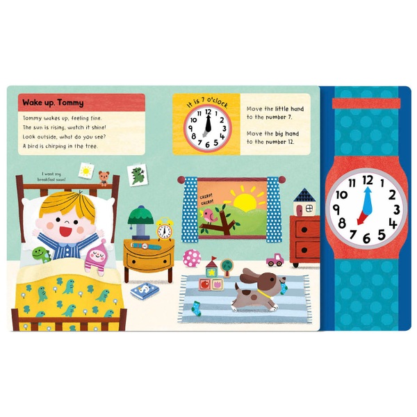 My First Clock Book Interactive Board Book | Smyths Toys UK