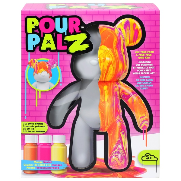 Pour Palz Paint Marble Bear Mango Magic | Smyths Toys Ireland