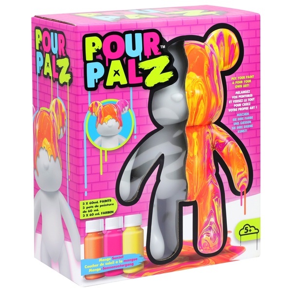 Pour Palz Paint Marble Bear Mango Magic | Smyths Toys Ireland