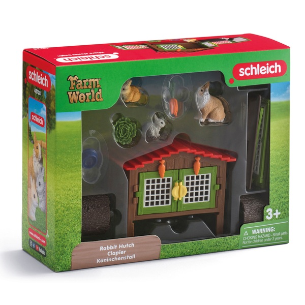 schleich Farm World 42728 Rabbit Hutch | Smyths Toys UK