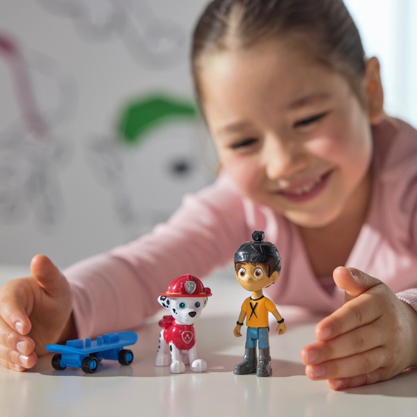 Paw Patrol Marshall And Daring Danny 2 Figure Pack With Accessory Smyths Toys Uk