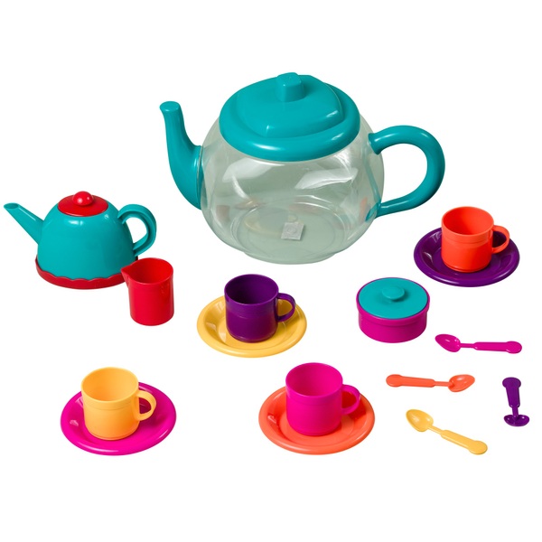 Tea Party 16-Piece Play Tea Set for Four | Smyths Toys UK