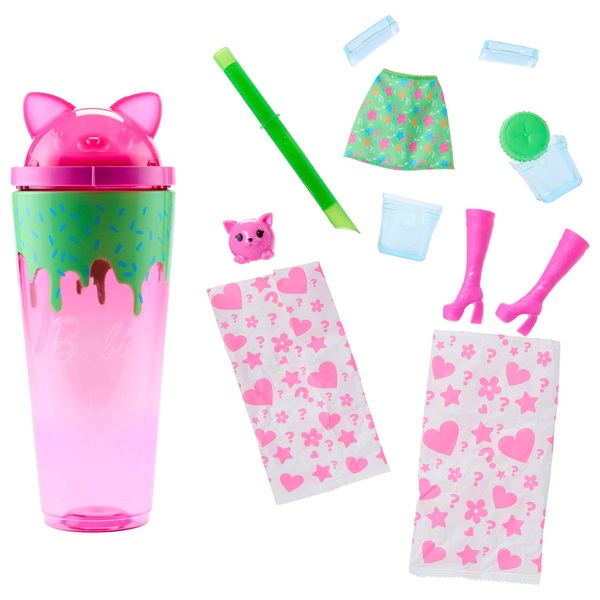 Barbie Pop Reveal Shake Series Cute Kitten Doll | Smyths Toys UK