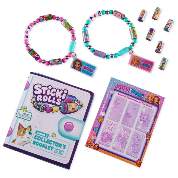 Sticki Rolls Anna & Erin Sticker Jewellery Making Set BFF Bracelets ...