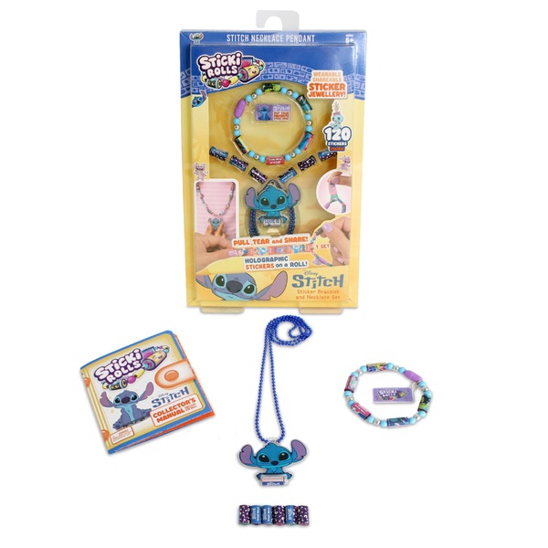 Sticki Rolls Disney Stitch Sticker Jewellery Making Set | Smyths Toys UK
