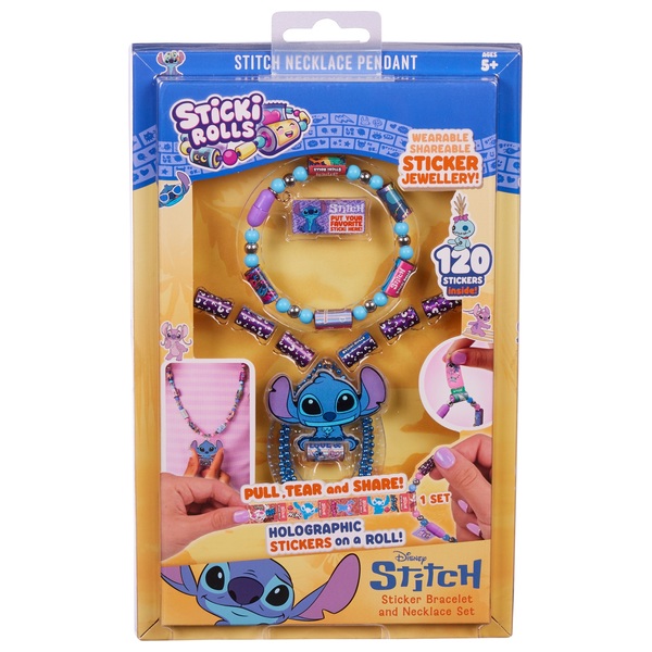 Sticki Rolls Disney Stitch Sticker Jewellery Making Set | Smyths Toys UK