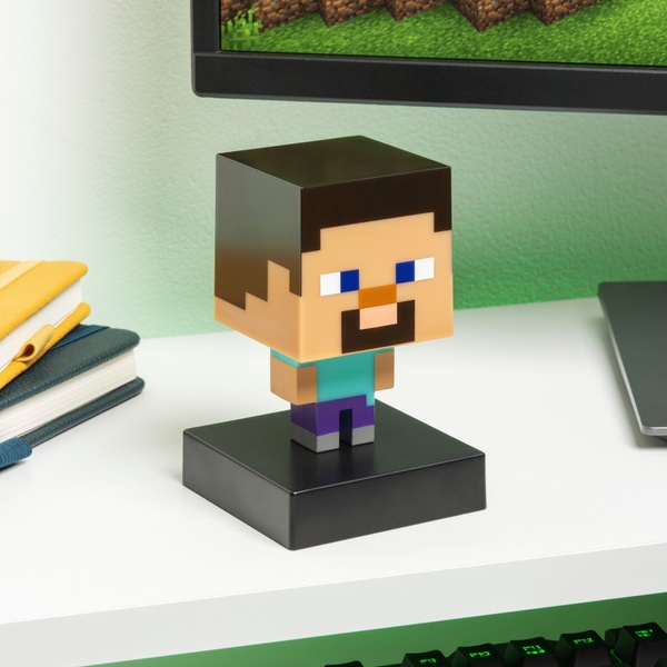 Minecraft Steve Icon Light | Smyths Toys UK