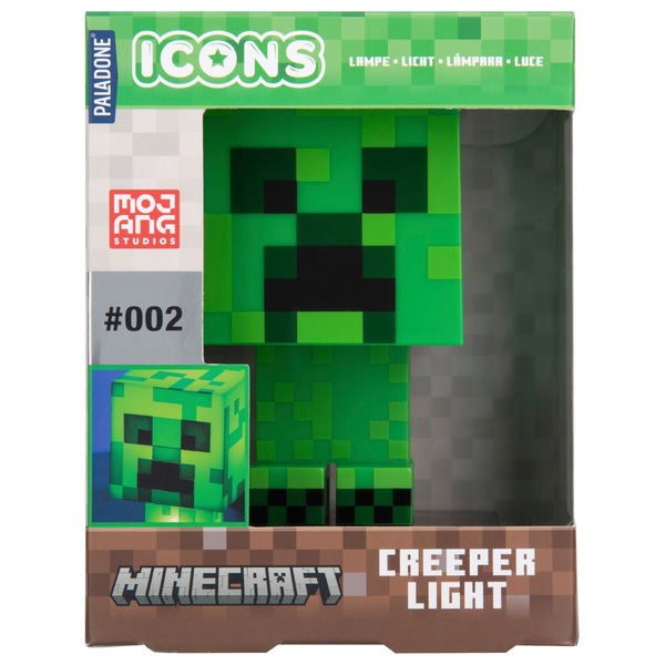 Minecraft Creeper Icon Light | Smyths Toys Ireland