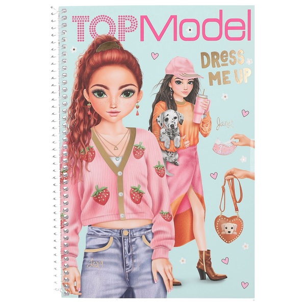TOPModel Dress Me Up Colouring and Sticker Book | Smyths Toys UK