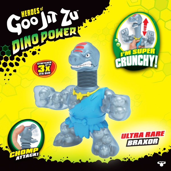 Heroes of Goo Jit Zu Dino Power Hero Pack - Braxor | Smyths Toys Ireland