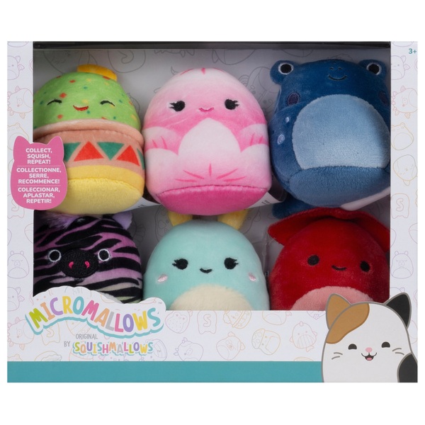 Original Squishmallows Micromallows Plush 6 Pack 6cm | Smyths Toys UK