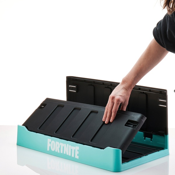Numskull Fortnite Bedroom Storage Box with Folding Chair | Smyths Toys UK