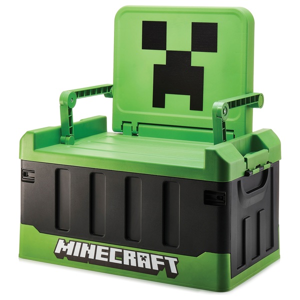 Numskull Minecraft Bedroom Storage Box with Folding Chair | Smyths Toys UK