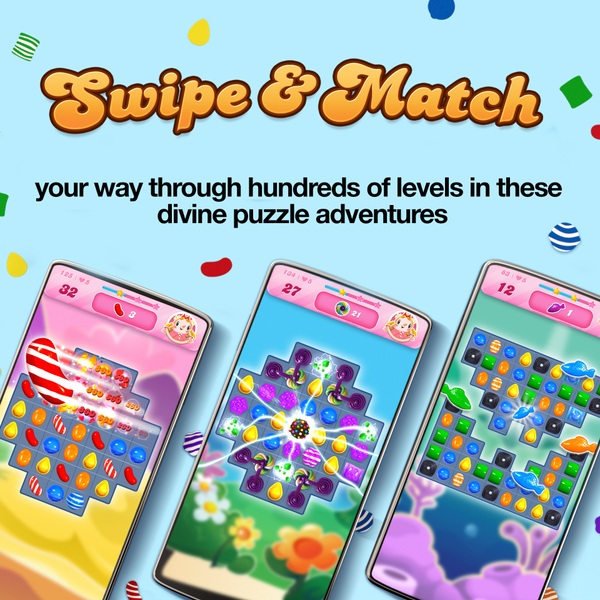 Candy Crush Saga & Candy Crush Soda Saga £20 Digital Gift Card (Digital ...