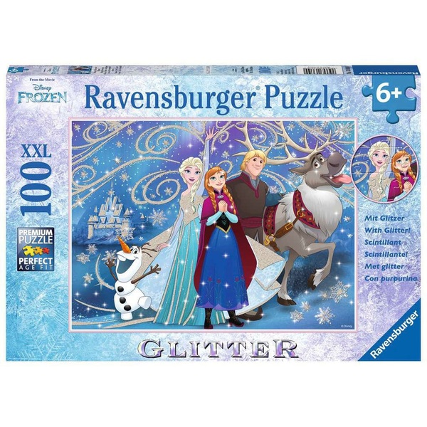 Ravensburger Xxl Puzzle Disney Die Eiskönigin Glitzernder Schnee 100