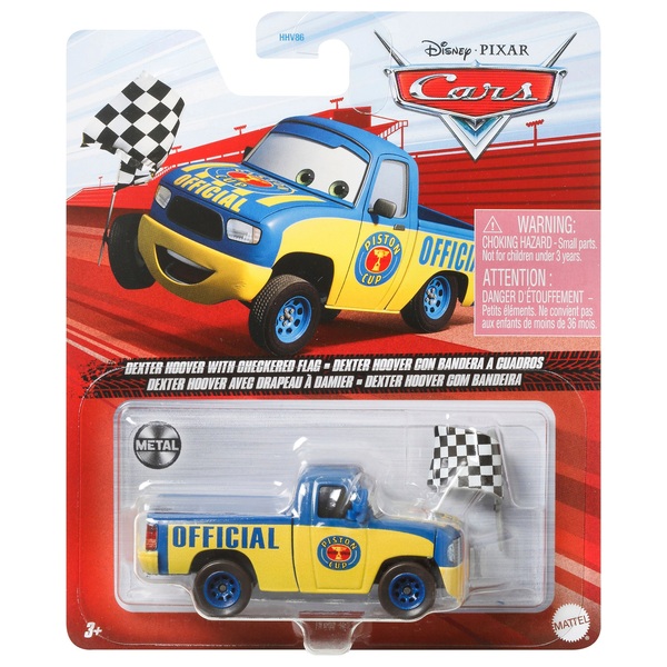 Disney Pixar Cars Auto Dexter Hover mit Ziel-Flagge | Smyths Toys ...