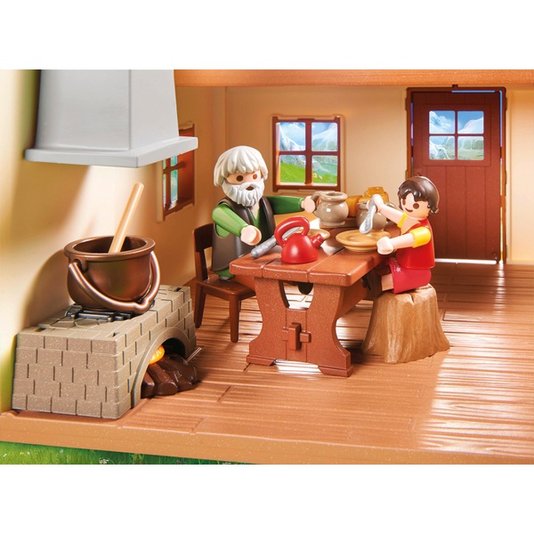 PLAYMOBIL Heidi 70253 Heidi und Großvater auf der Almhütte | Smyths ...