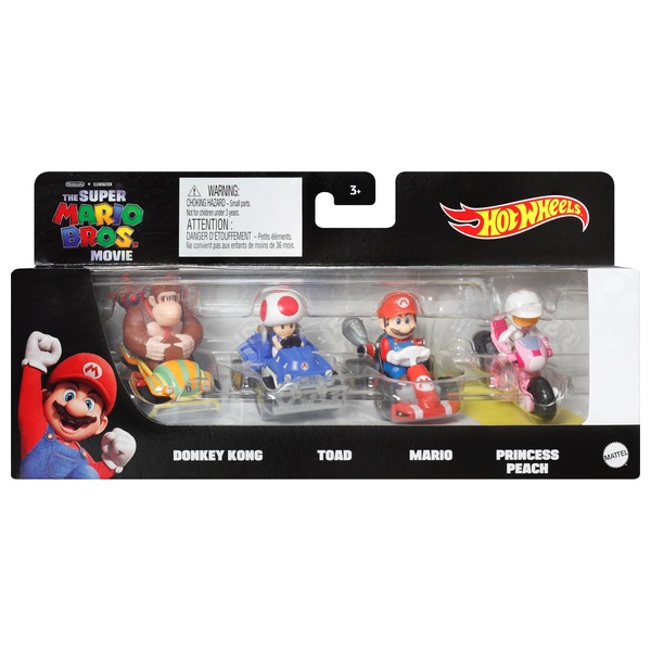 Hot Wheels Mario Kart Autos 1:64 4er Set sortiert | Smyths Toys Deutschland
