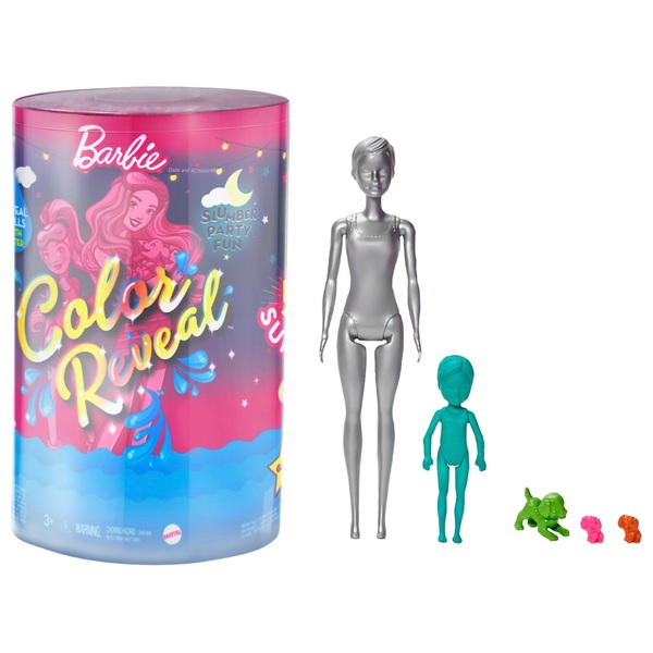 Barbie Color Reveal Pyjama Party Deluxe Spielset Sortiert Smyths Toys