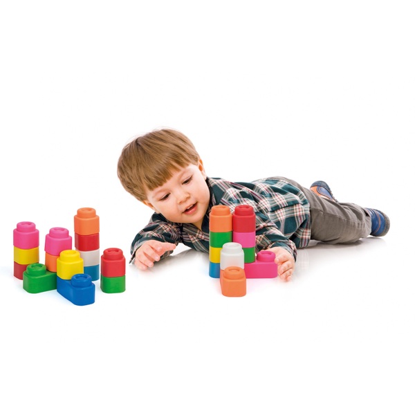 Baby Clementoni Soft Clemmy Bausteine Soft Blocks 32 St. bunt | Smyths ...