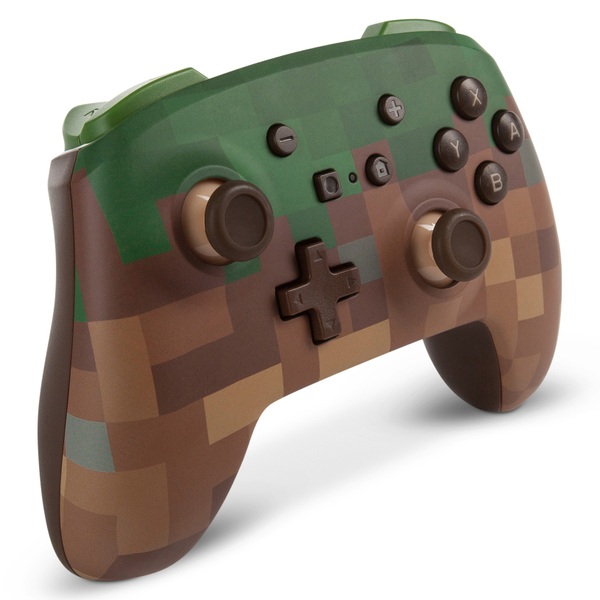Nintendo Switch Enhanced Wireless Controller - Minecraft Grass Block ... Nintendo Switch Enhanced Wireless Controller - Minecraft Grass Block ...