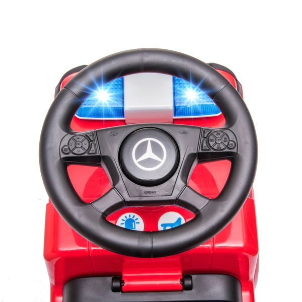 Mercedes-Benz Rutschauto Feuerwehr mit Licht und Sound rot | Smyths ...