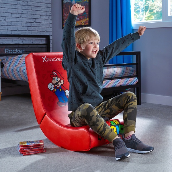 X Rocker Gaming-Sessel Video Rocker Super Mario Bros. Pose rot | Smyths ...