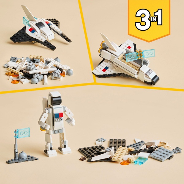 LEGO Creator 31134 Spaceshuttle 3-in-1 | Smyths Toys Deutschland LEGO Creator 31134 Spaceshuttle 3-in-1 | Smyths Toys Deutschland