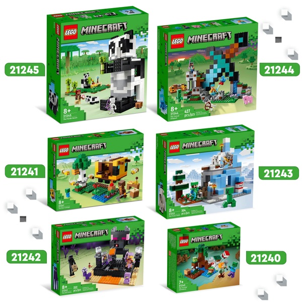 LEGO Minecraft 21244 Der Schwert-Außenposten Set mit Figuren | Smyths ...