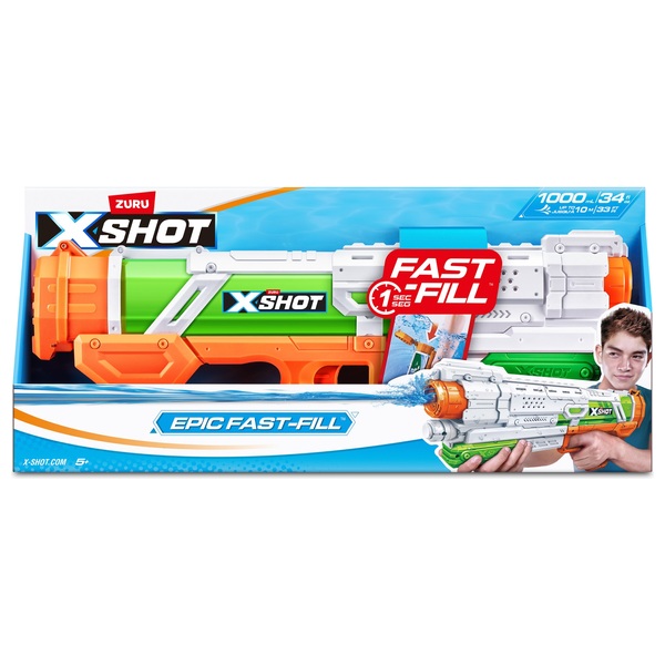 X-Shot Wasserpistole Fast Fill Wasserblaster Epic 60 cm | Smyths Toys ...