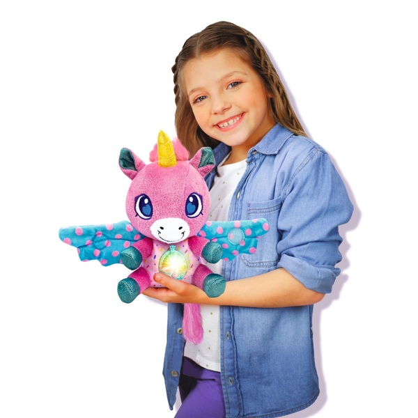 Baby Gemmy Sweety Lucky XL Plüschfigur Drache oder Einhorn aus dem Ei ...