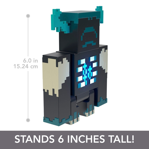 Minecraft Figur Warden mit Licht & Sound 15 cm | Smyths Toys Deutschland