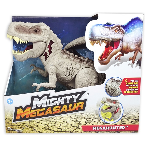 Mighty Megasaur Dinosaurier Figur T-Rex MegaHunter mit Licht & Sound ...