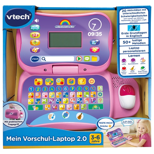 VTech Mein Vorschul-Laptop 2.0 pink | Smyths Toys Deutschland