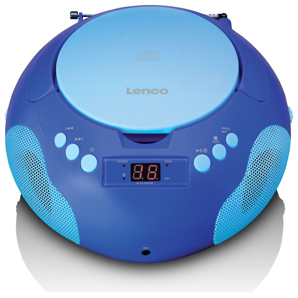 Lenco SCD-625 tragbarer Kinder-CD-Player mit Radio, Mikrofon, und ...