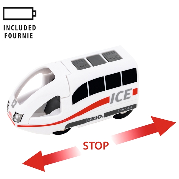 BRIO Eisenbahn 36088 ICE Akku-Reisezug elektrische Lok | Smyths Toys ...