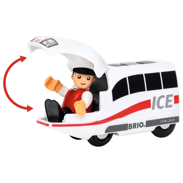 BRIO Eisenbahn 36088 ICE Akku-Reisezug elektrische Lok | Smyths Toys ...