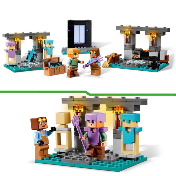 LEGO Minecraft 21252 Die Waffenkammer | Smyths Toys Deutschland