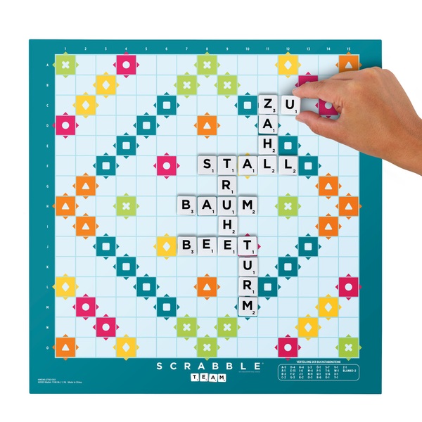 Scrabble Spiel Original und Scrabble Together 2-in-1 Brettspiel Set ...