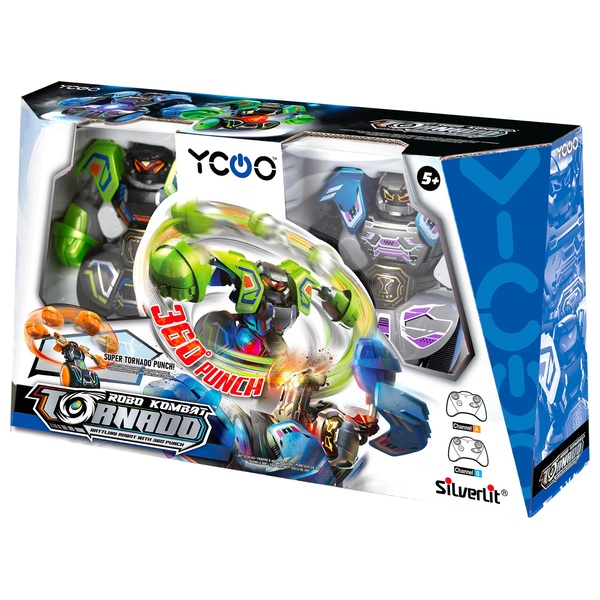 Robo Kombat Tornado Roboter Spielzeug 2er Set grün/blau | Smyths Toys ...