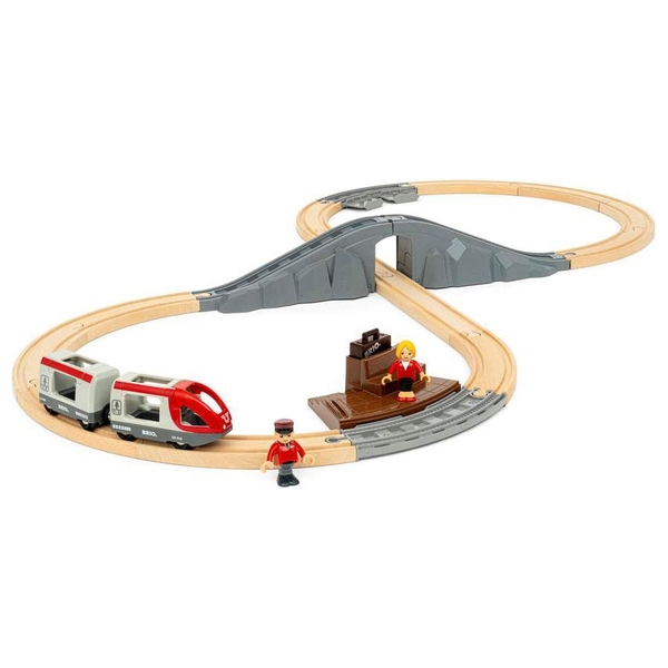 BRIO Bahn 36079 Starterset A Eisenbahn mit Schienen und Zubehör ...