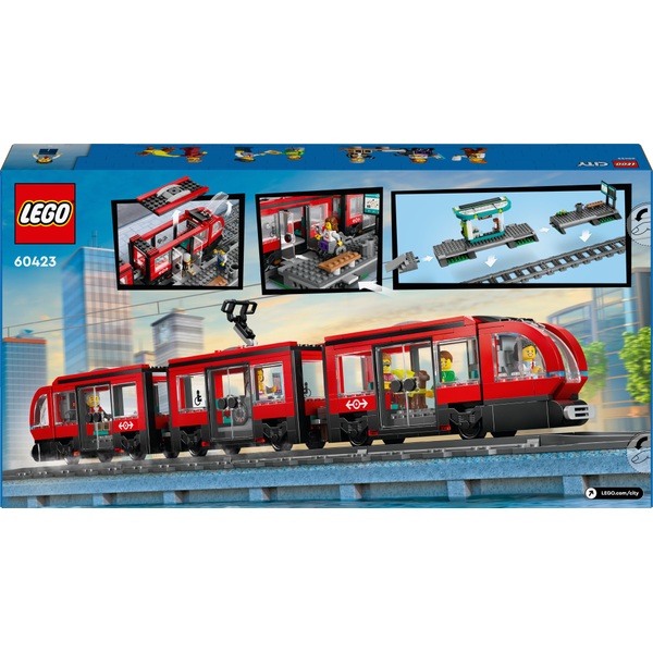 LEGO City 60423 Straßenbahn mit Haltestelle | Smyths Toys Deutschland
