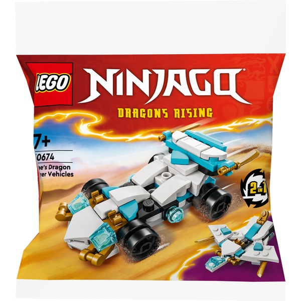 LEGO NINJAGO 30674 Zanes Drachenpower-Fahrzeuge | Smyths Toys Deutschland
