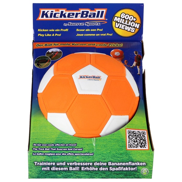 Swerve Ball Fußball KickerBall Gr. 4 orange/weiß | Smyths Toys Deutschland