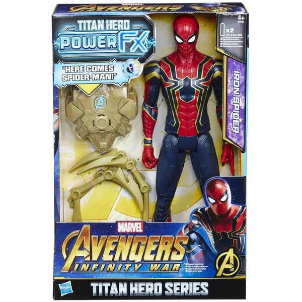 Marvel The Avengers: Titan Hero Power FX Pack Spider-Man | Smyths Toys ...